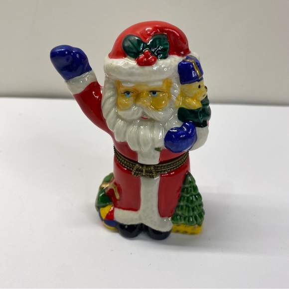 Darice | Holiday | Darice Mini Porcelain Santa Trinket Box 4 | Poshmark